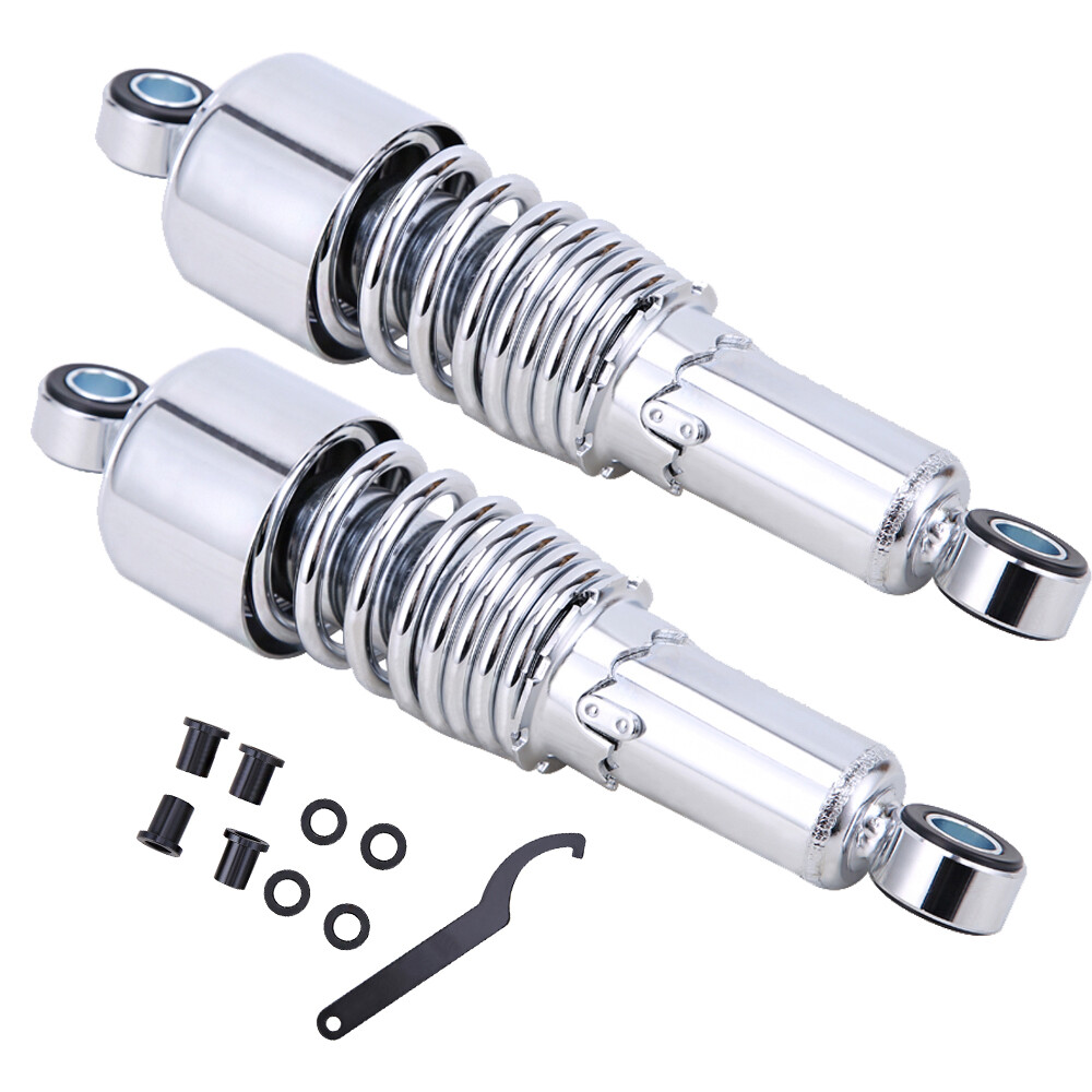 10.5" Rear Shocks For Harley Dyna Super Glide, Low Rider, Street-Bob ...