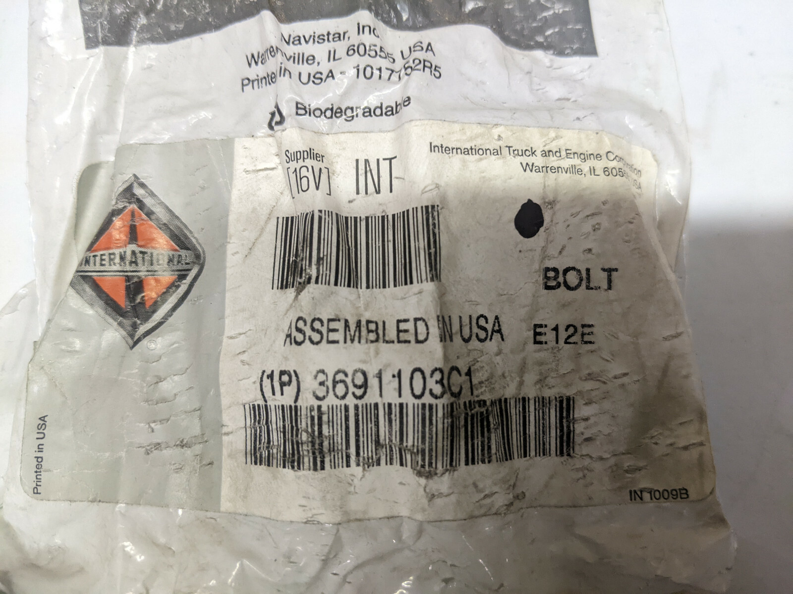 3/4 Dia. Huck Spin Bolt International 3691103C1 Ref# Huck Spin2 HS2P ...