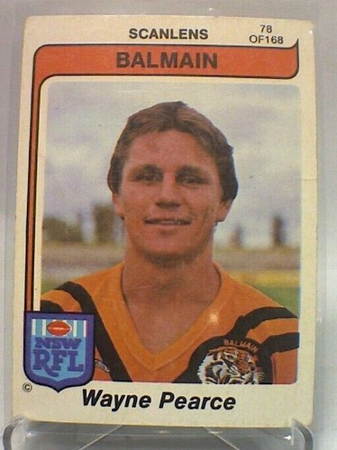 1980 Scanlens Rugby League - #78 - Wayne Pearce - Balmain | eBay