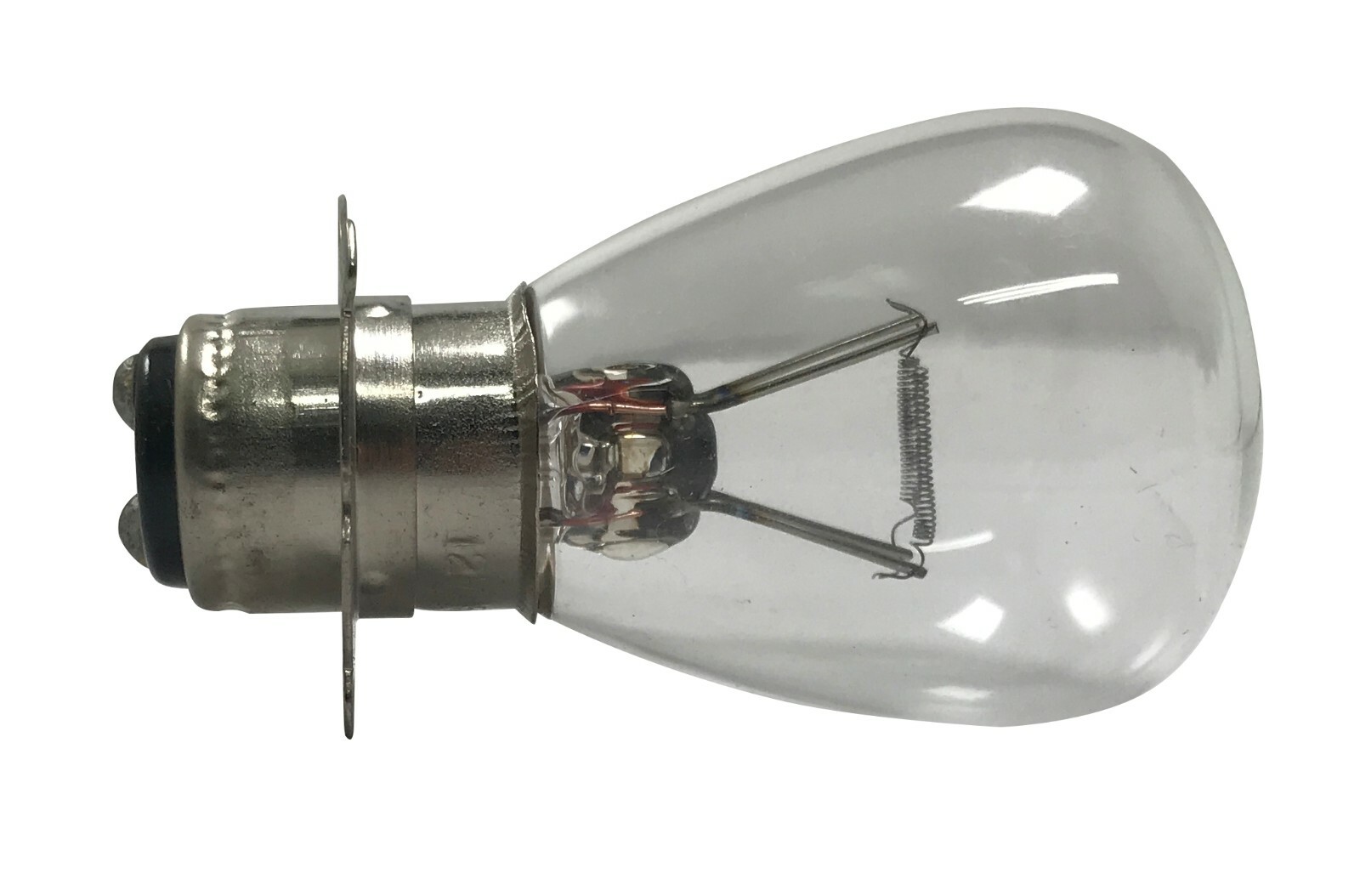 (2) Peak 6245J Clear Light 12.8V 45/45W RP-10 P15D-3 Halogen Bulb ...