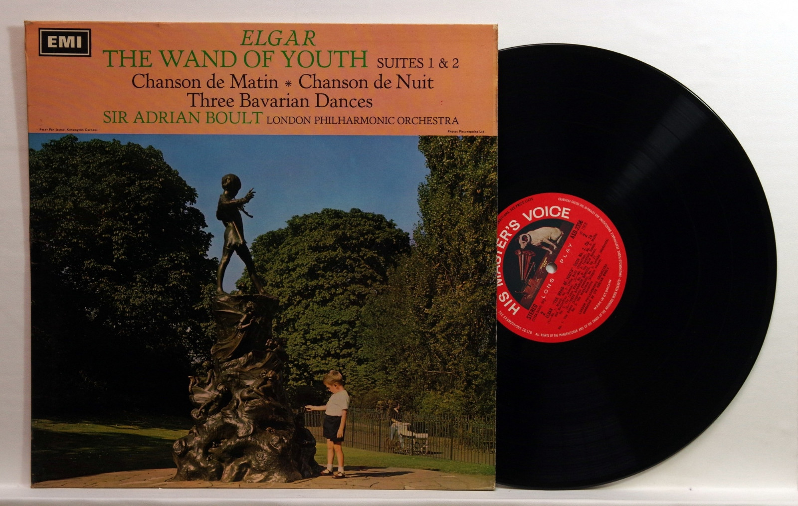 ASD 2356 SIR ADRIAN BOULT - ELGAR the wand of youth suites nos.1 & 2 ...