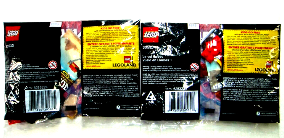 LEGO Ninjago: (30533) Sam-X & (30535) Fire Flight - NEW / Sealed | eBay