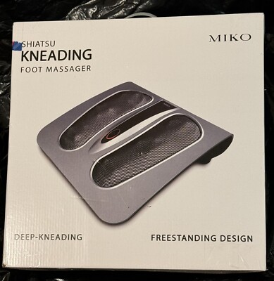MIKO Foot Massager Machine~Deep Kneading Shiatsu w/Heat #MK-02-02 ...