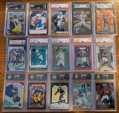 NFL Graded Card Lot X15 | eBay