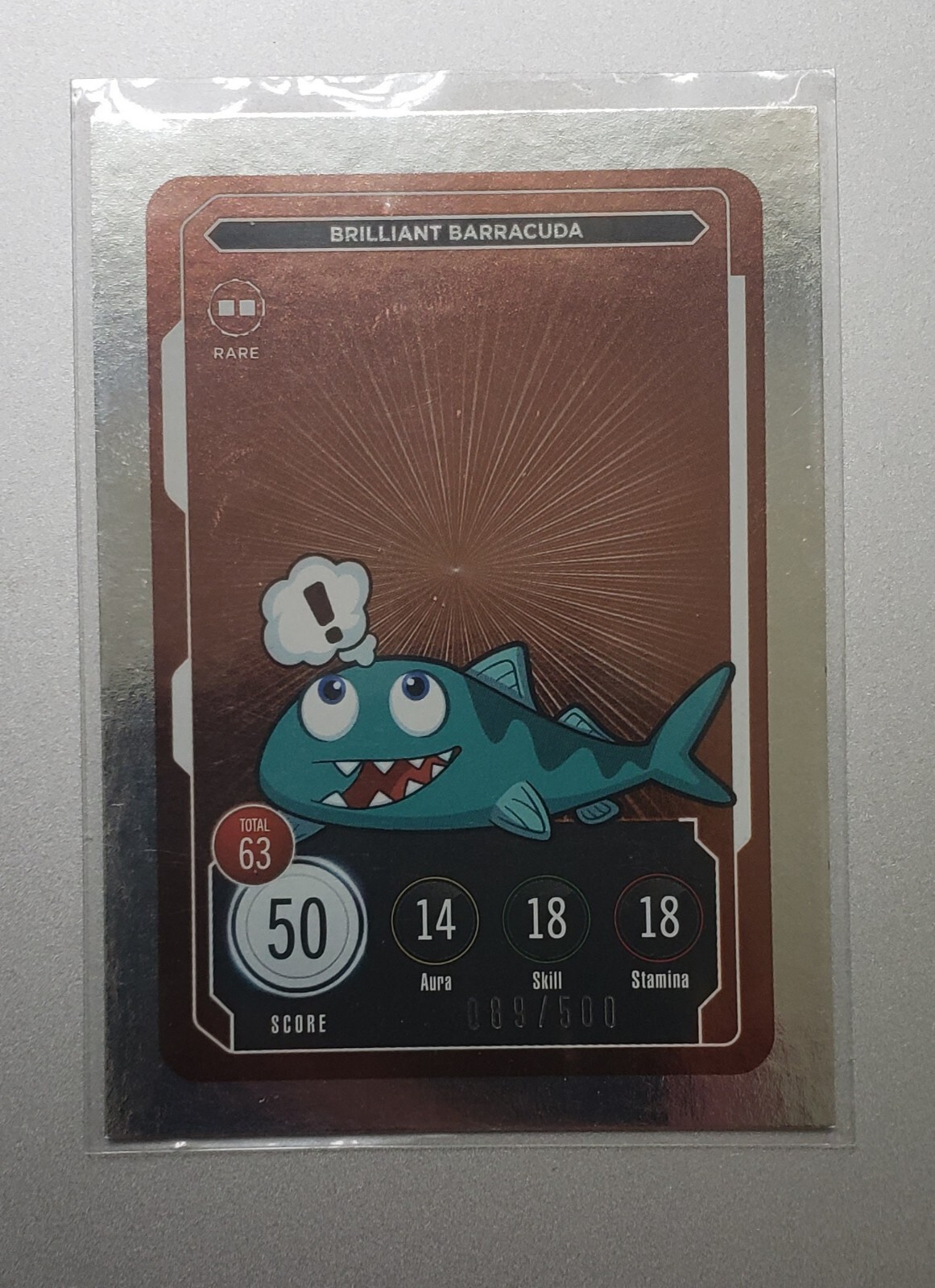 Brilliant Barracuda- RARE 089/500 - Veefriends 2 C&C Trading Card | eBay