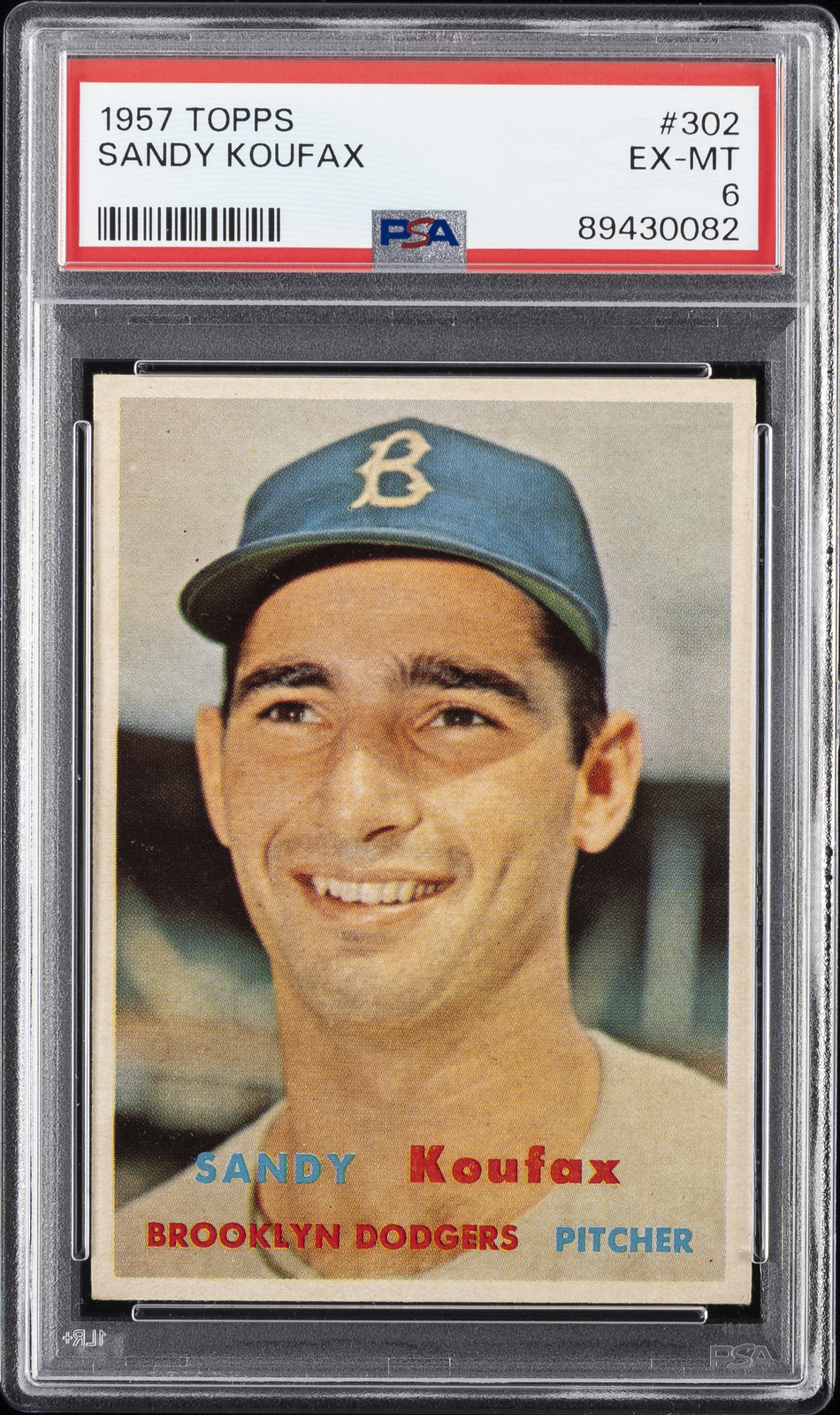 Sandy Koufax 1957 Topps #302 Base Price Guide - Sports Card Investor