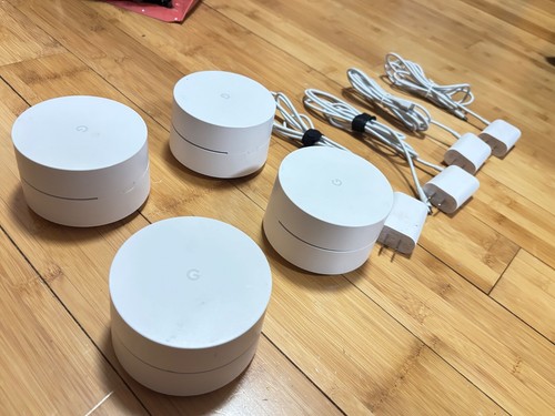 4 Pack - Google Mesh Wifi AC-1304 1200Mbps Wireless Router Bundle ...