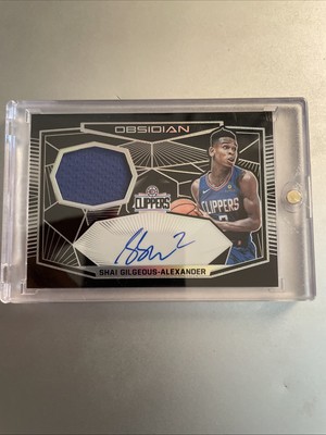 Shai Gilgeous Alexander 2018 Obsidian Prizm /75 Rookie RPA *SEALED* #RJ ...