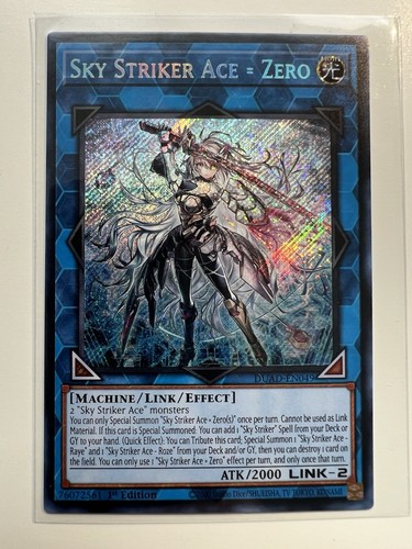Sky Striker Ace = Zero Secret Rare DUAD-EN049 | eBay