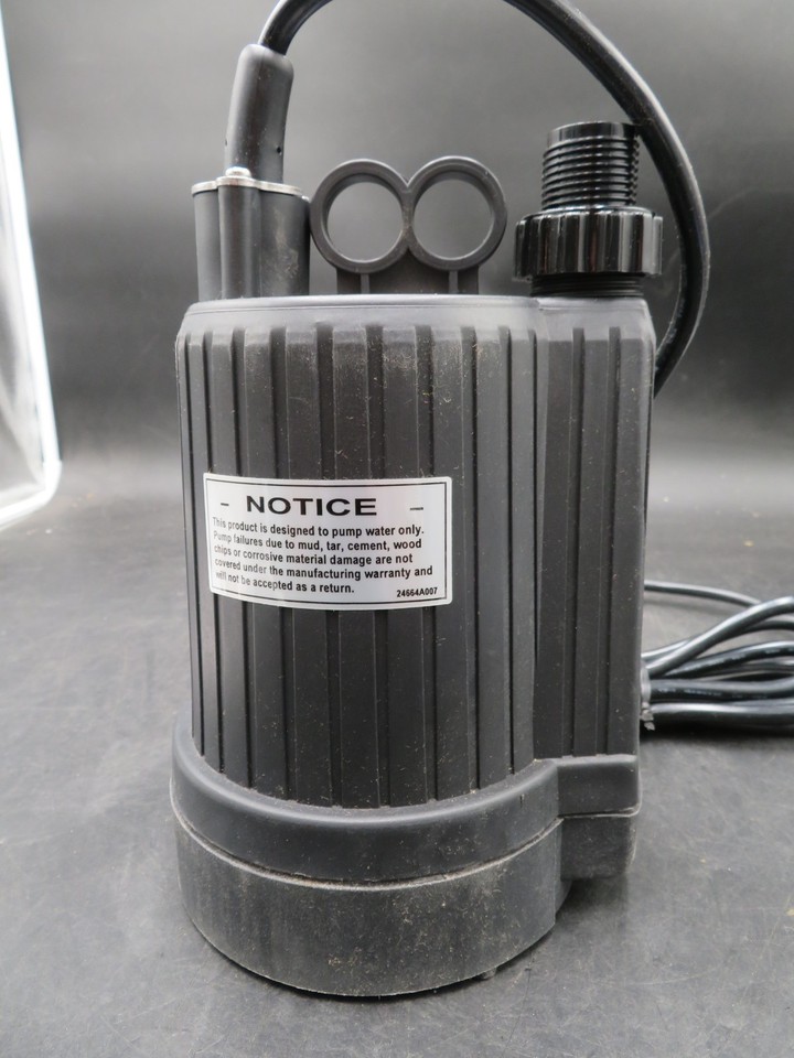 Water Ace Pump Co. Model RES 1/6 HP Submersible Utility Pump | eBay