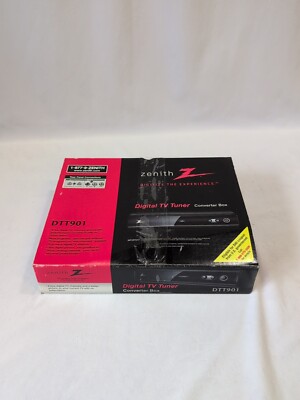 Zenith DTT901 Digital TV Tuner Converter Box 719192173408 | eBay