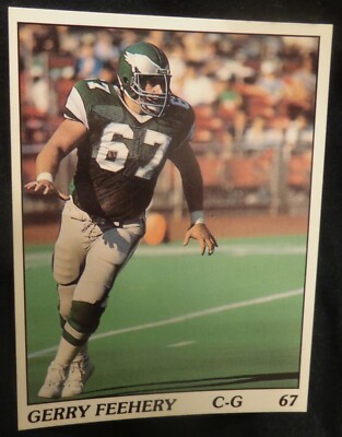 1985 Eagles Team Issue Card - Gerry Feehery - Syracuse alumni | eBay
