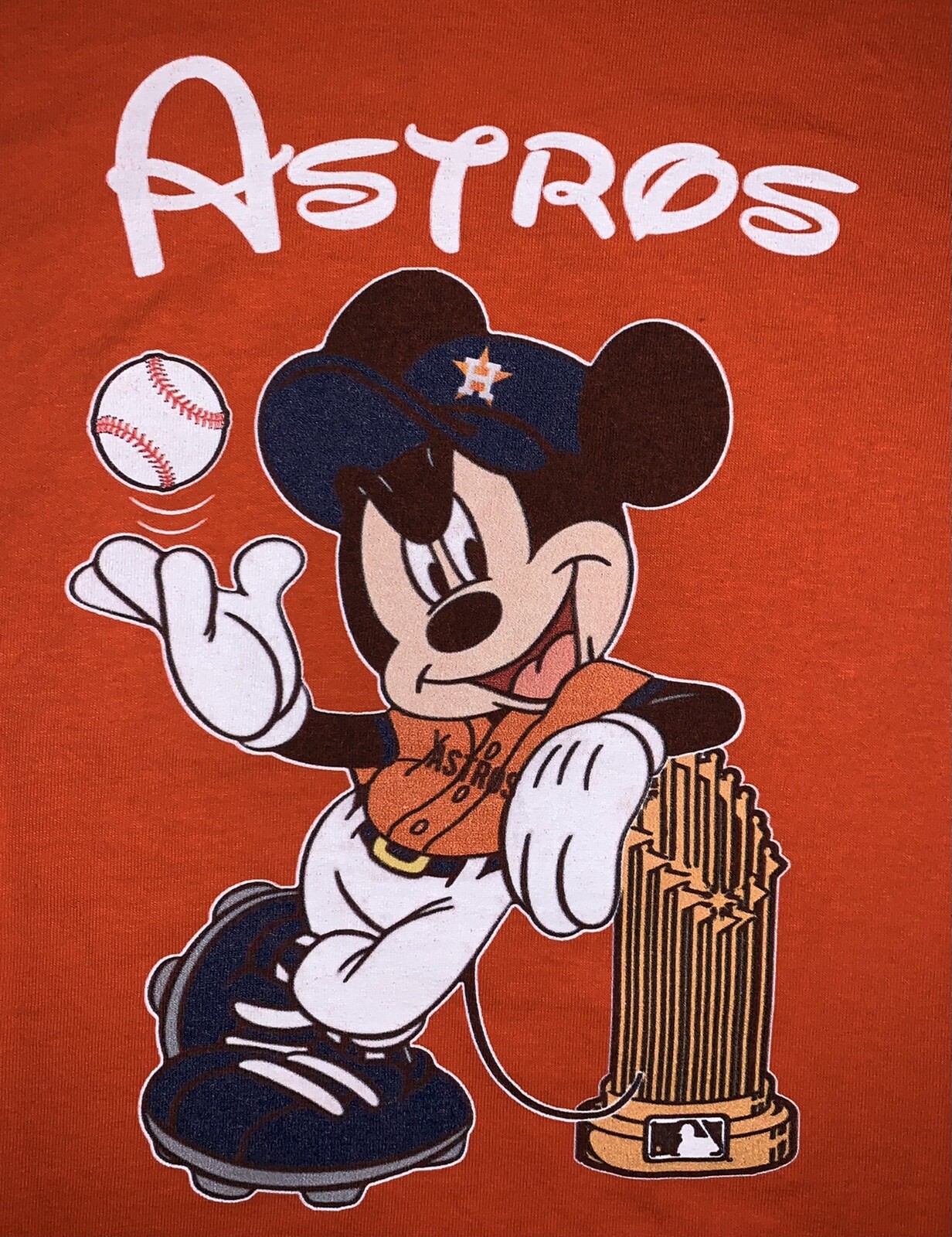 Rare Vintage Disney Mickey Mouse Houston Astros World… - Gem