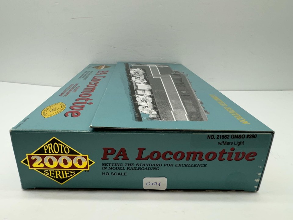 Proto 2000 HO #290 GM&O #21662 PA Diesel Locomotive With Mars Light | eBay