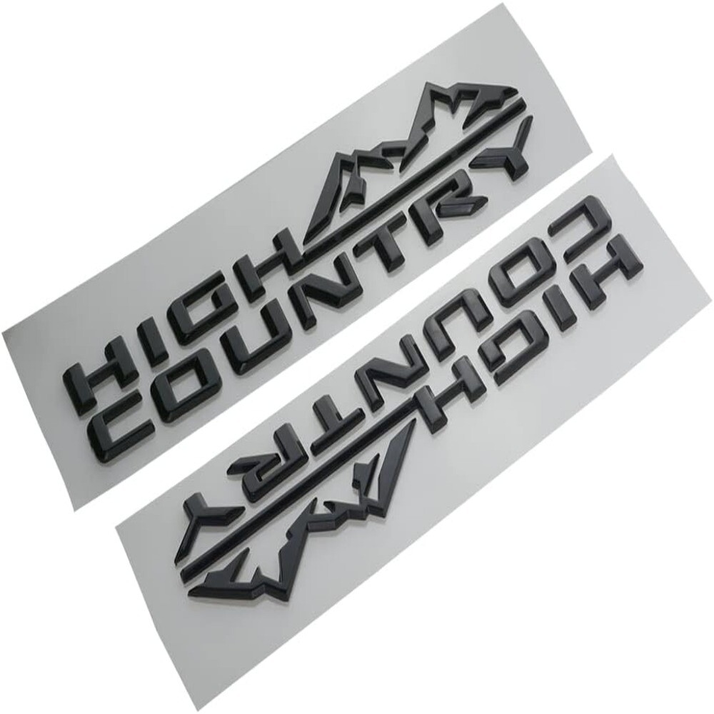 12.01*2.95in High Country Logo Car Emblem for Silverado | eBay