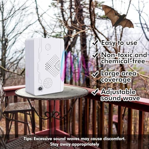 2 Pack Ultrasonic Bat Repellent for Indoor & Outdoor Pest Control | eBay