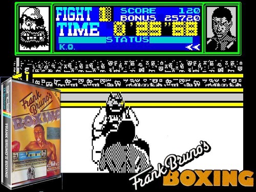 Sinclair ZX Spectrum 48K Game - FRANK BRUNO'S BOXING - ELITE - Tested ...