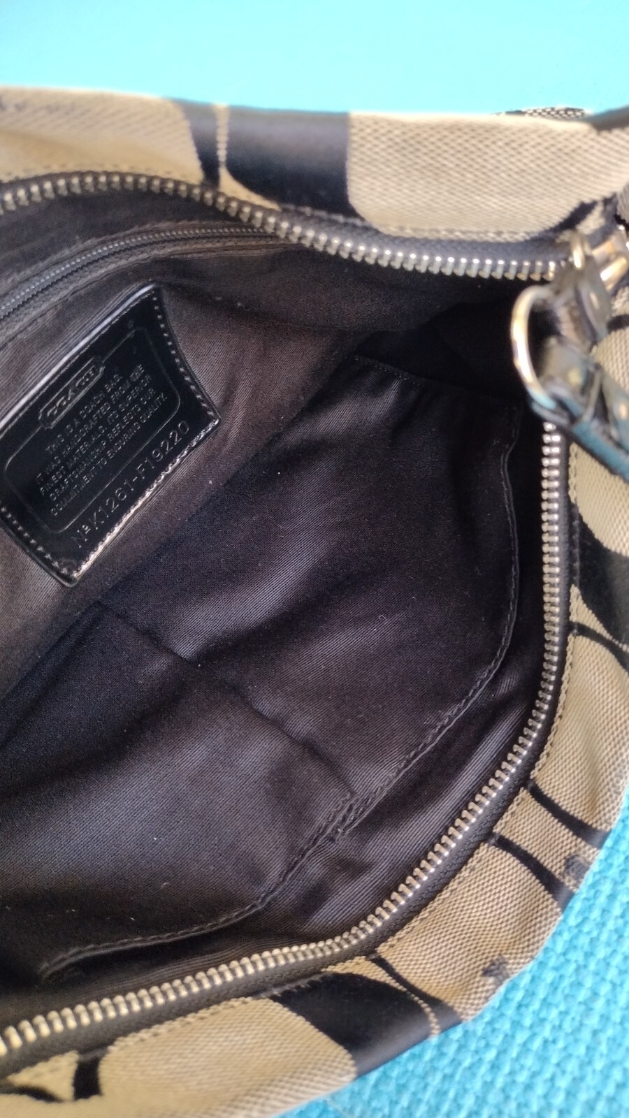 Coach Signature Purse Black Classic monogram design B… - Gem