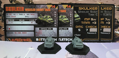 Battletech 2 Skulker Tanks Battlefield Support Recon and Hunter Lances ...
