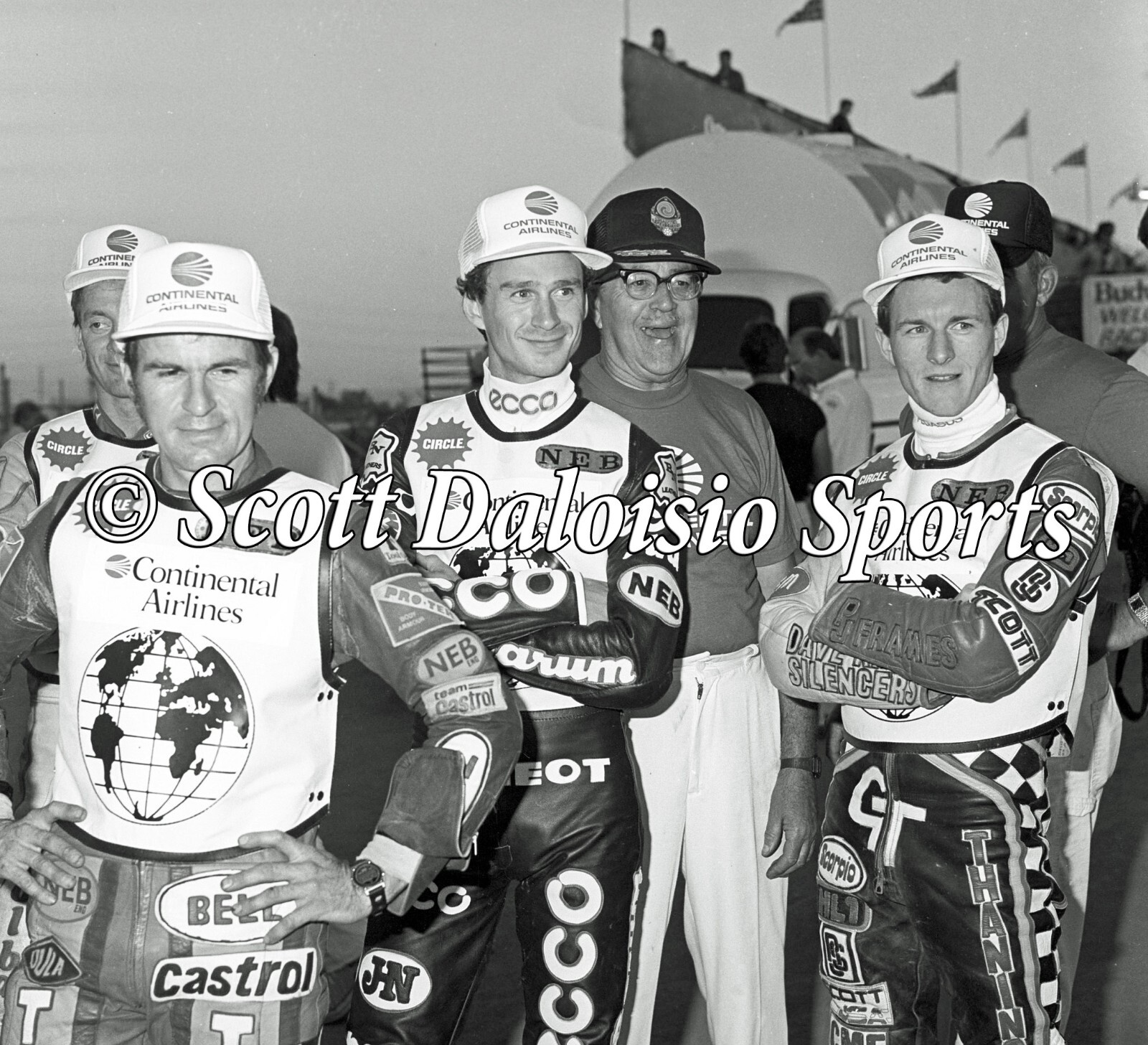Hans Nielsen Marvyn Cox John Titman 8 X 10 Ascot Speedway Motorcycle ...