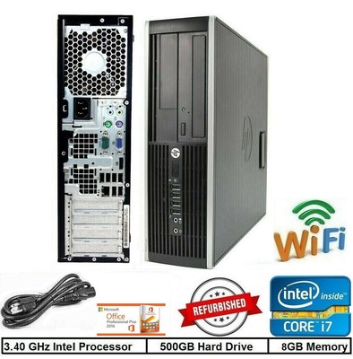 CLEARANCE!!! HP Desktop Computer 3.40 Intel i7 500GB HDD WINDOWS 10 ...