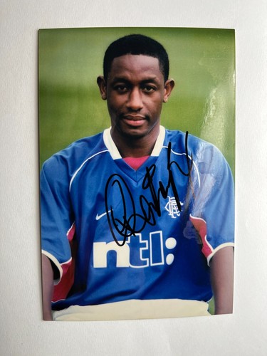 Autograph RUSSELL LATAPY-Glasgow Rangers-81 Caps TRINIDAD & TOBAGO-Ex ...