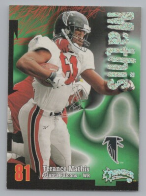 Terance Mathis 1998 Skybox Thunder Rave 98/150 Atlanta Falcons #158 | eBay