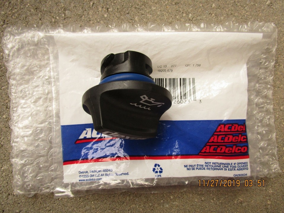 GM GMC BUICK CHEVY 12662196 ACDELCO FC-251 ENGINE OIL FILLER FLUID CAP ...