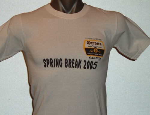 Corona - Spring Break CANCUN MEXICO - Small T-shirt | eBay