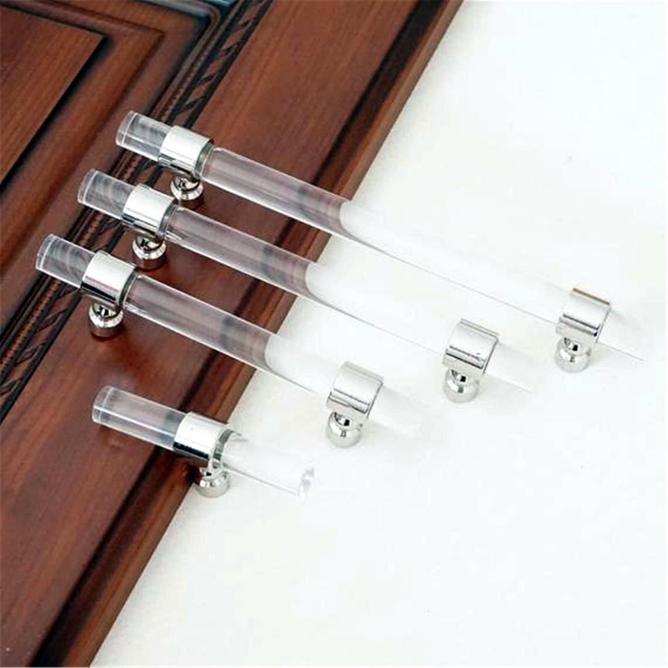 Lucite Cabinet pulls Acrylic Handle Drawer Clear Dresser Kitchen Cabinet Pulls | eBay
