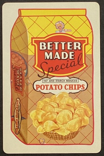 Better Made Special Potato Chips Ad Vintage Single Swap Playing Card | eBay