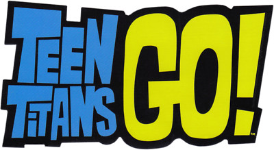 5928 DC Comics' Teen Titans Go! Blue And Yellow Logo 5.5" Die Cut ...