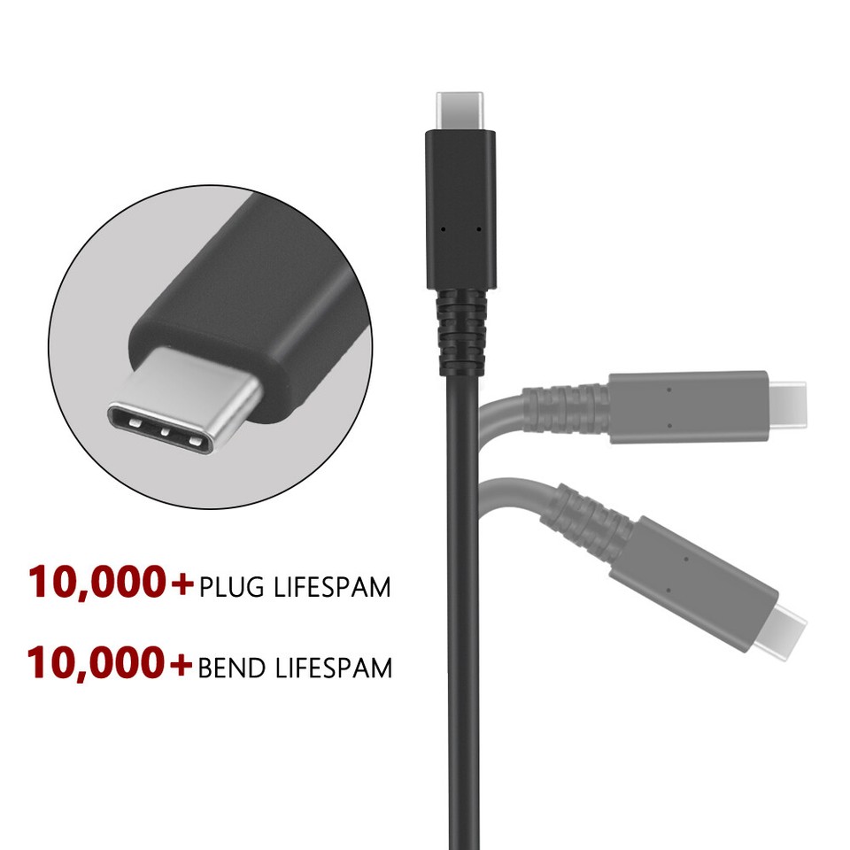 Genuine Lenovo USB-C Cable 1m 4X90U90619 60W for ThinkPad Universal USB ...