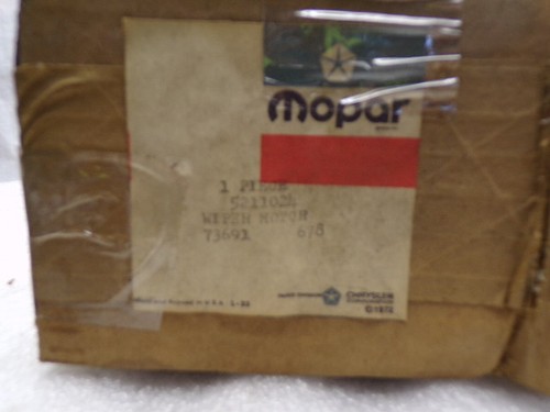 1979 1980 1981 Dodge Omni Plymouth Horizon LIFT GATE NOS WIPER MOTOR ...