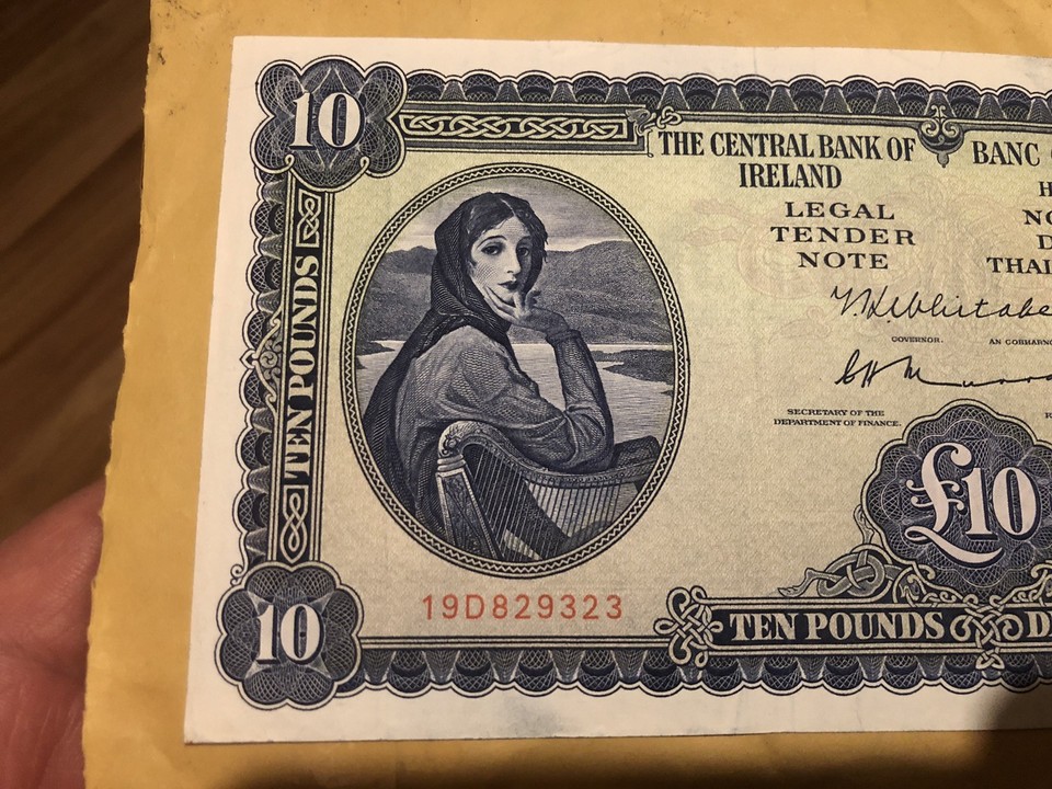 10£ Lady Lavery Beautiful Clean Uncirculated Note | eBay UK
