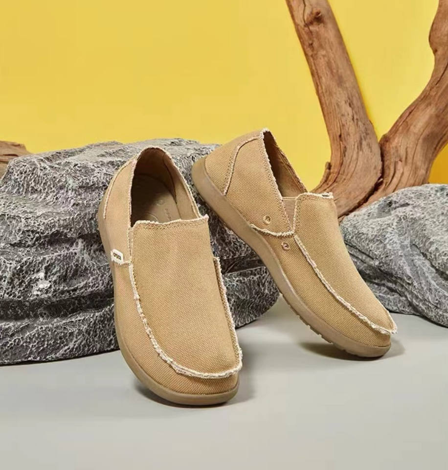 NWT Men’s Santa Cruz crocs Loafers Slip On Canvas Loafers, Slip On ...