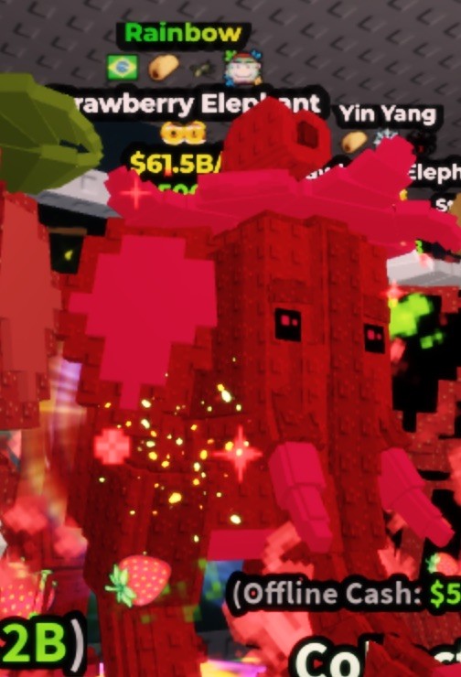 61.5B/S Strawberry Elephant Steal A Brainrot (modded) | eBay