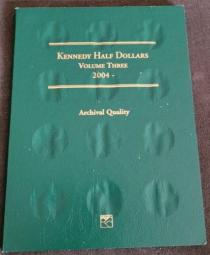 NEW Littleton Album Coin Book Kennedy Half Dollars 2004 Volume THREE | eBay