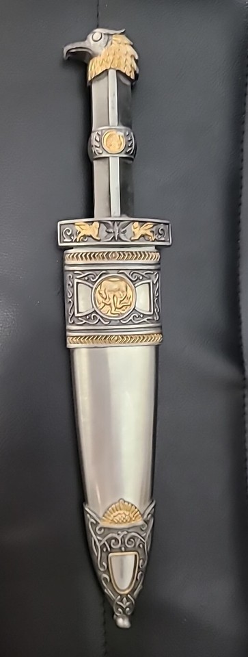Roman Gladius Sword Replica, Eagle, Romulus And Remus, SPQR, Gorgoneion ...