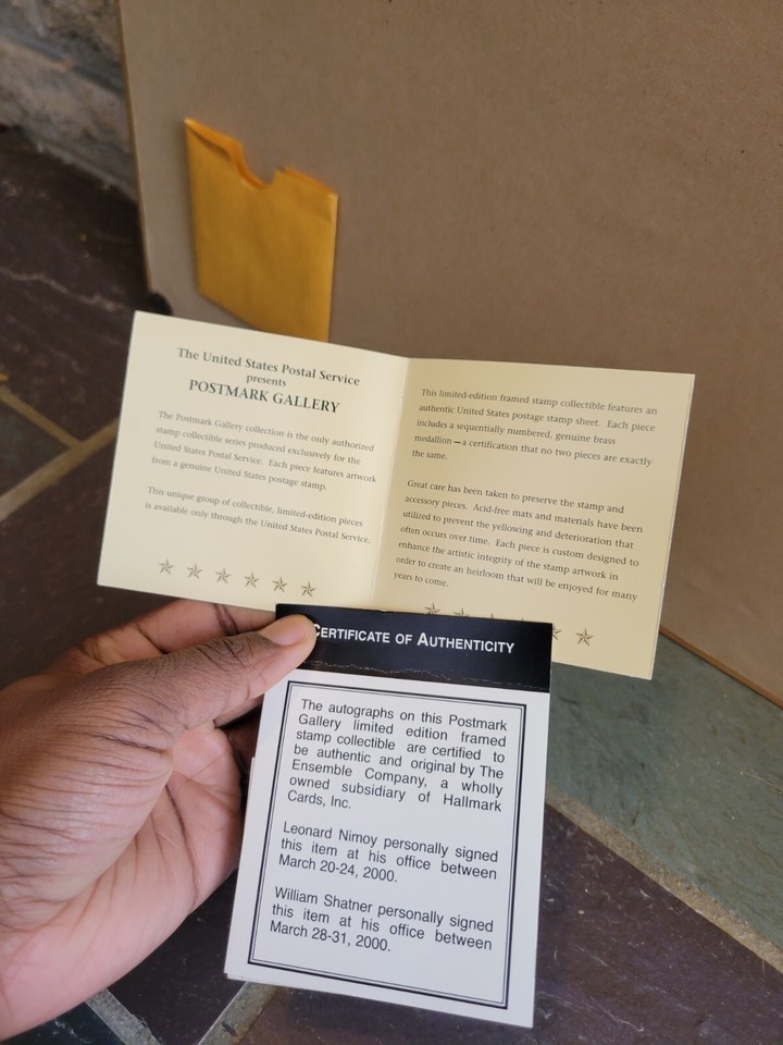 Star Trek USPS Autographed Collectors Limited Ed. Postmark Gallery ...