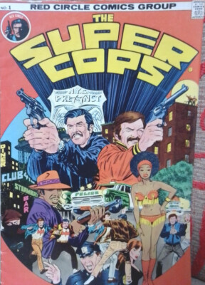 Comic Book The Super Cops 1st Issue 1974 Highly Collectible Very Good ...