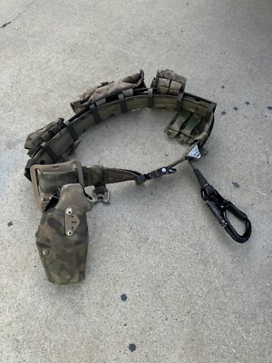 Matbock HAALO Multicam Battle Belt Medium w/ AOR1 IFAK, Holster, & Crye ...