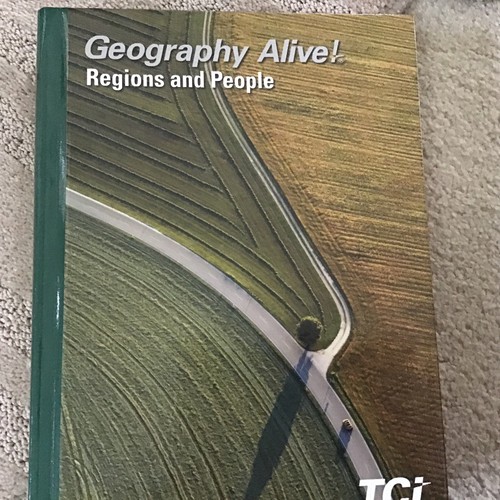 TCI Geography Alive! Regions and People Hardcover brand New.placards ...