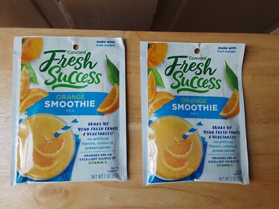 Concord Fresh Success Orange Smoothie Mix (2 Packages) EXP. 7-23-25 | eBay