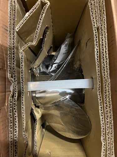 Solas Rubex HR4 Stainless Steel 4-Blade Propeller - LH, 13" Diameter x ...