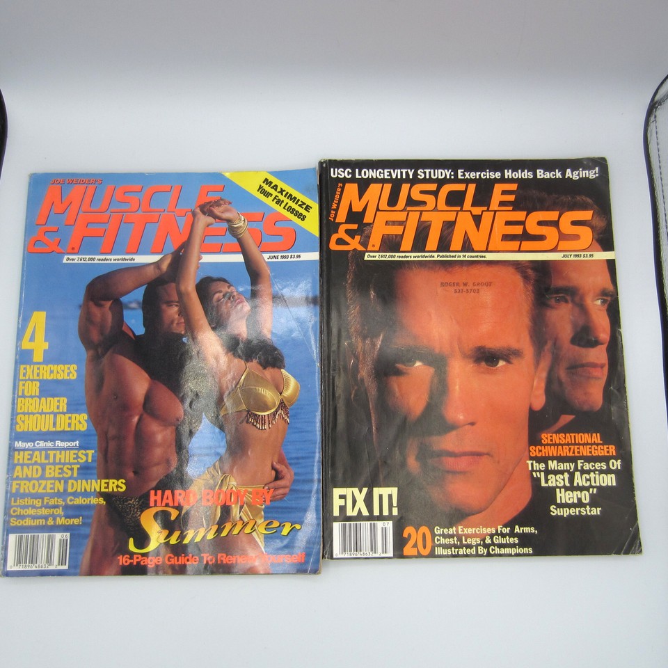 Muscle & Fitness / Vintage 1981 1991 1992 1993 Bodybuilding Magazines ...