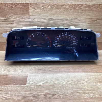89-91 TOYOTA PICKUP 4RUNNER 182k SPEEDOMETER DISPLAY INSTRUMENT CLUSTER ...