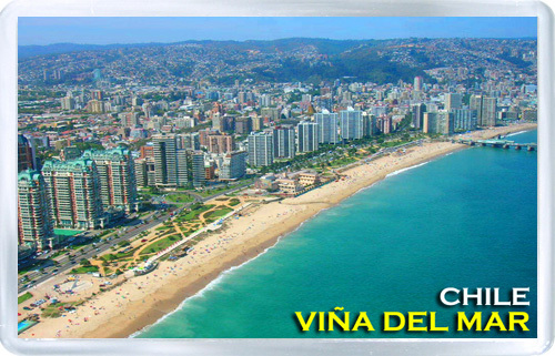 VIÑA DEL MAR CHILE FRIDGE MAGNET SOUVENIR IMAN NEVERA | eBay.de