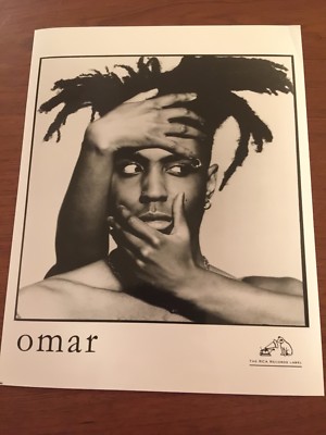 British Soul Singer Omar Lye-Fook aka "Omar" Rare Vintage 8x10 Press ...