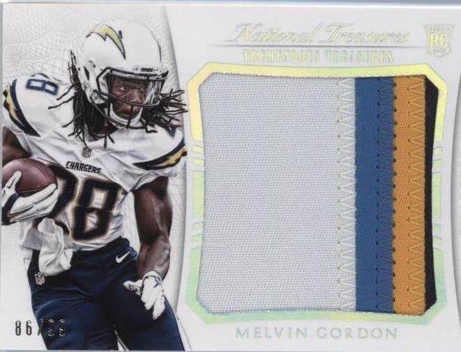 2015 Panini National Treasures - Tremendous Treasures Melvin Gordon # ...
